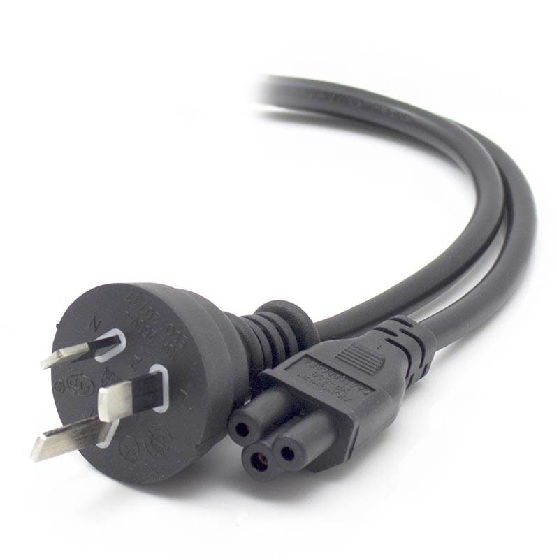 Buy [MF-AUS3PC5-01] Alogic 1m Aus 3 Pin Mains Plug to IEC C5 Male to ...