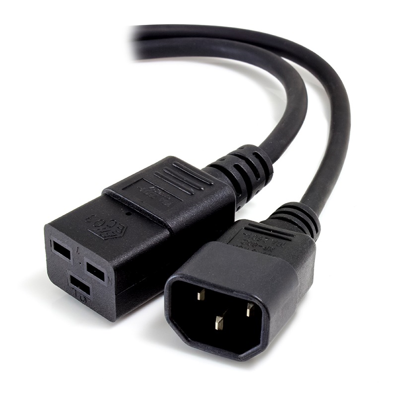 Buy [MF-C14C19-01] 1m Computer Power Extension Cord IEC C14 to IEC C19 ...
