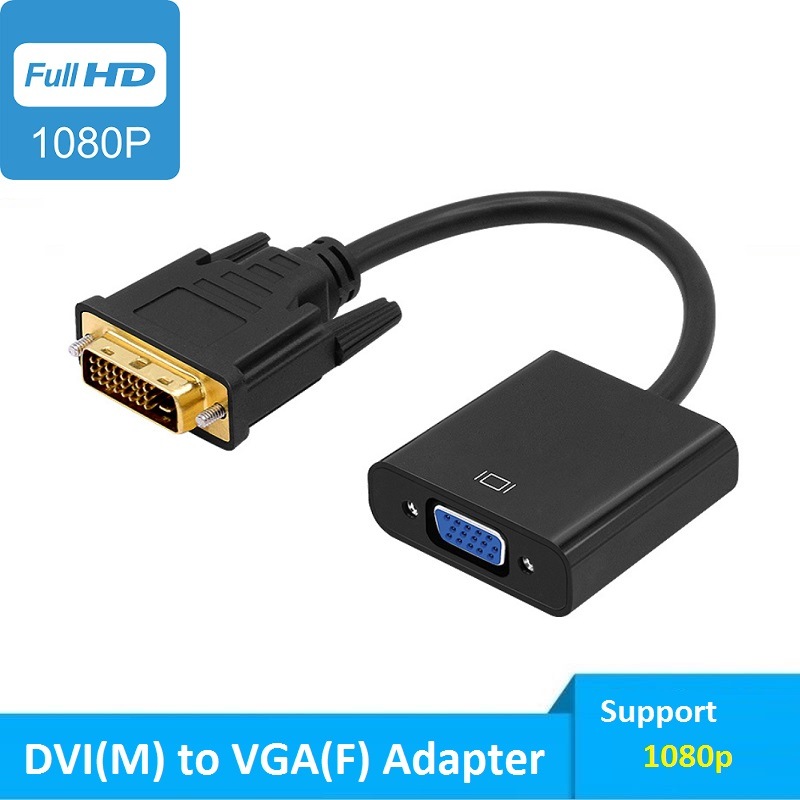 Buy [NB-DVI-VGA] NewBee Active DVI 24+1 Pin Male to VGA 15Pin Female ...
