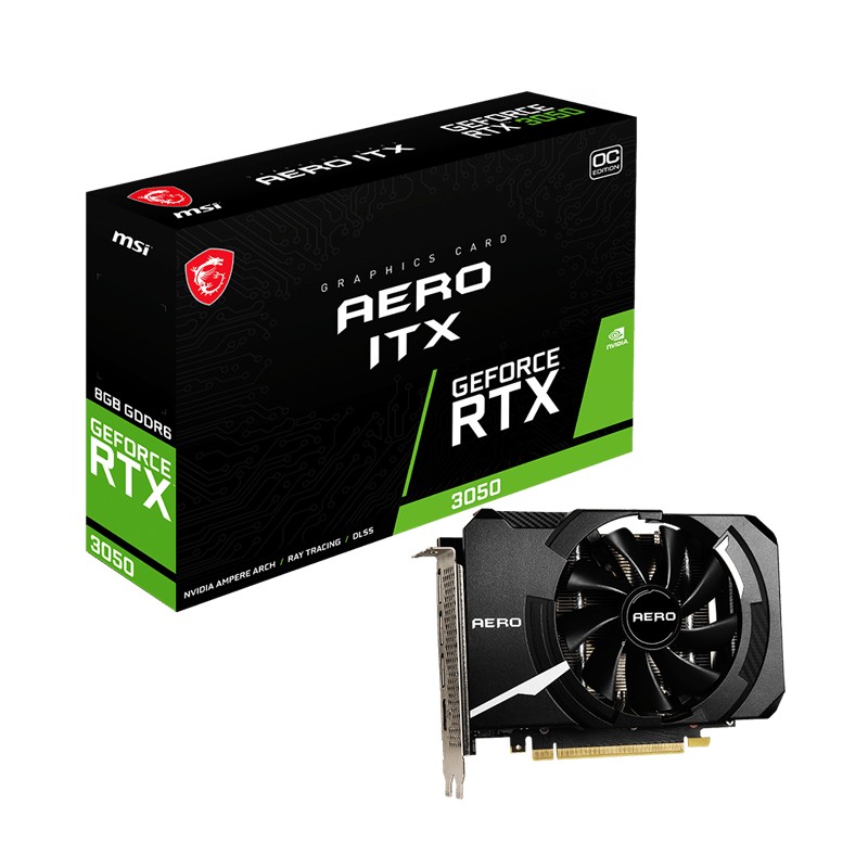 Buy [RTX 3050 AERO ITX 8G OC] Video/Graphics Card, 1807 MHz Boost ...