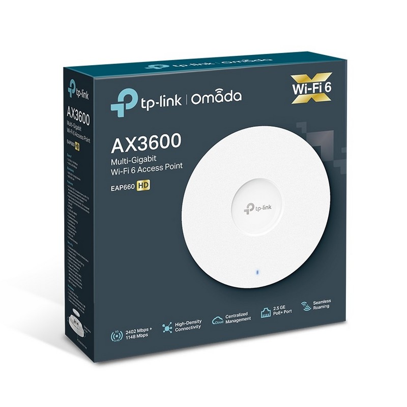 Buy TP-Link EAP660 HD AX3600 Wireless Dual Band Gigabit Ceiling Mount ...