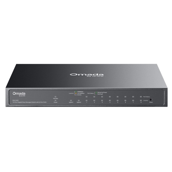 Buy TP-Link ES210GP Omada 10-Port Gigabit Easy Managed Switch with 8 ...