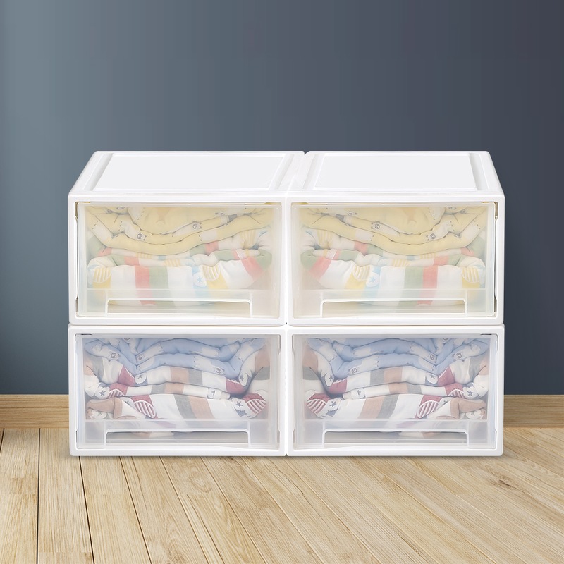 Buy Traderight 4Tier Kids Toy Box Stackable Storage Drawers Palstic ...
