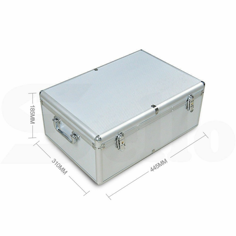 Buy 500 Discs Aluminium CD DVD Cases Bluray Lock Storage Box Organizer ...