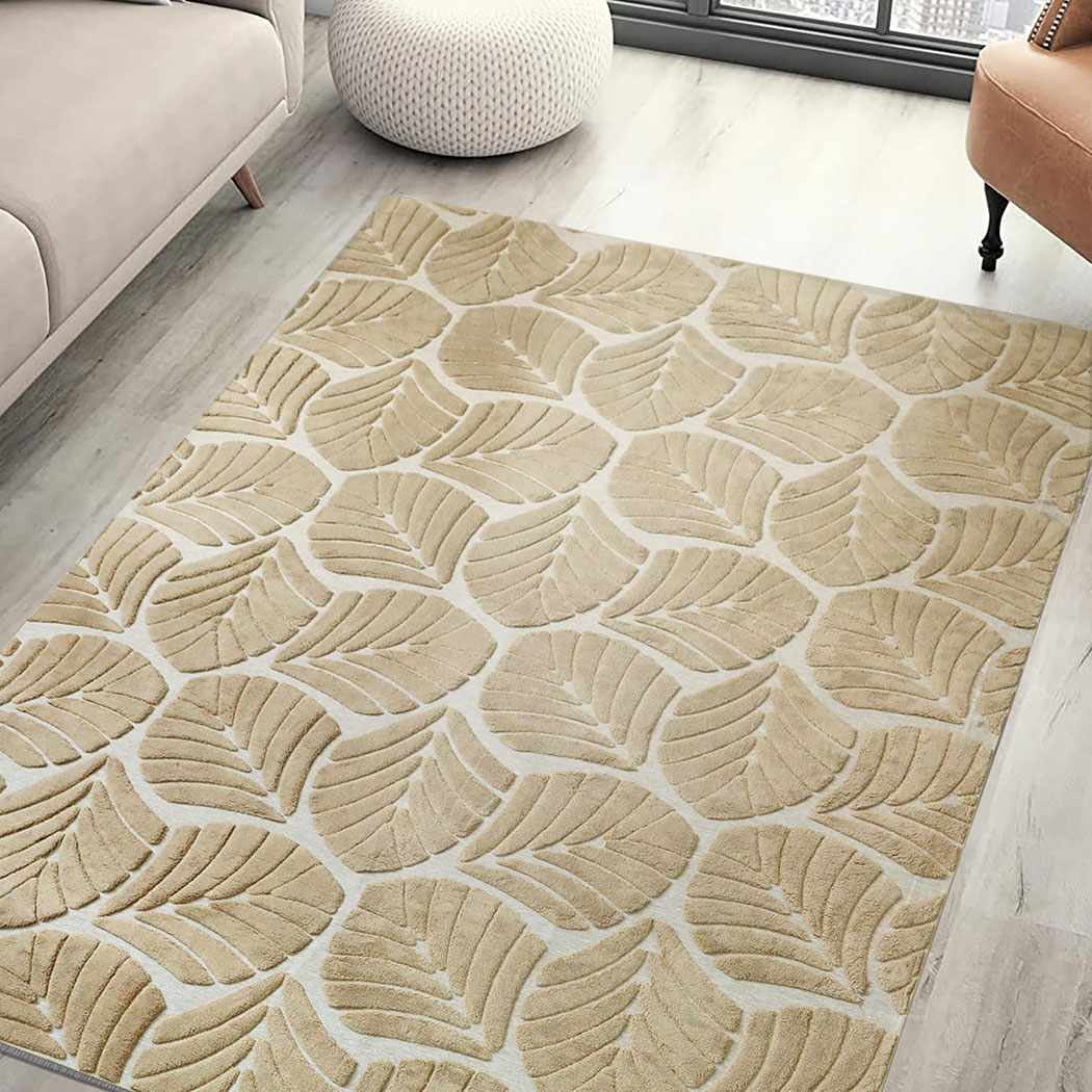Buy Marlow Floor Rug Soft Embossed Carpet Non Slip Plush Shaggy Rugs ...