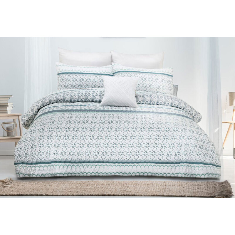 Buy Embossed Ardor Gemma Quilt Cover Set (Single / Double / Queen ...