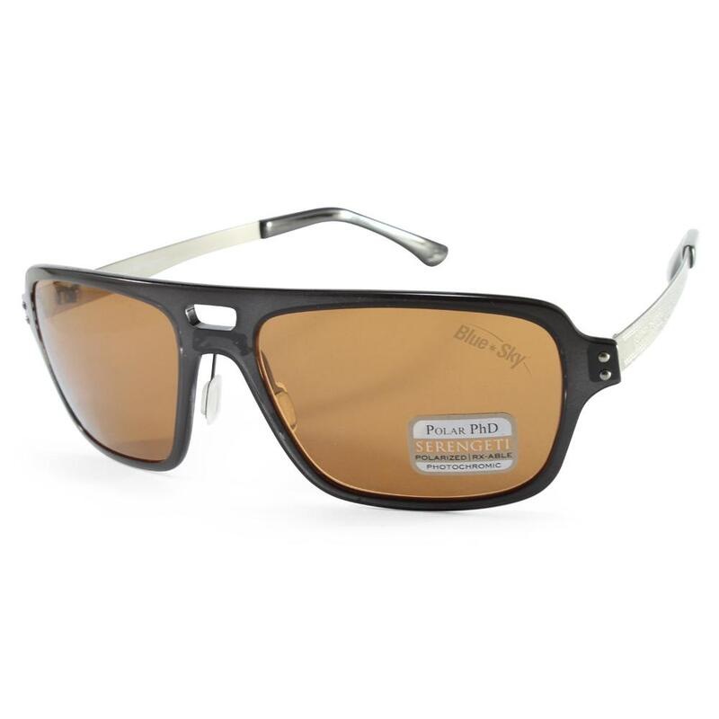 Serengeti Nunzio 7906 Dark Charcoal/Brown Polarised Mens Sunglasses ...