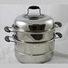 Buy 26cm Double Tier Stainless Steel Steamer Set - MyDeal