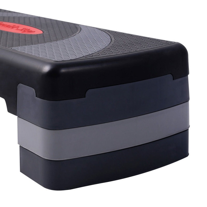 Buy 3 Levels Aerobic Workout Home Gym 4 Block Bench Step Stepper - MyDeal