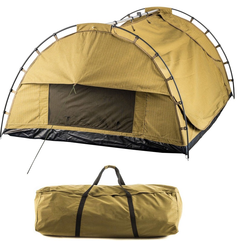 Buy Double Air Swag Camping Swags Dome Tent Free Standing Canvas Dome ...