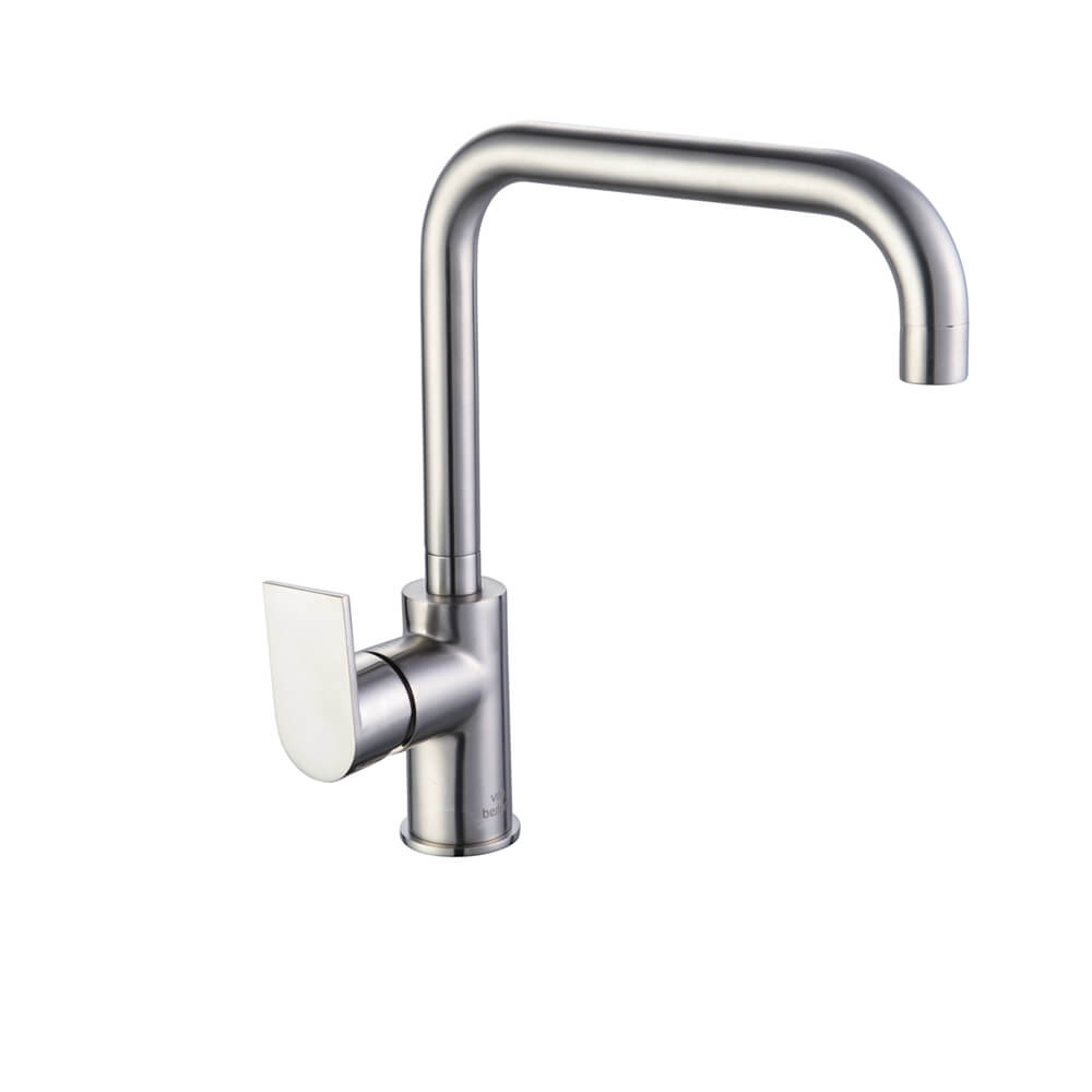 Buy VITO BERTONI EEVA Round Kitchen Mixer Tap - Square Neck Swivel ...