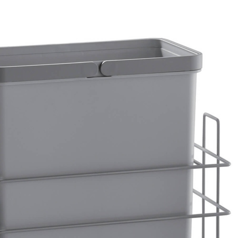 Buy 28L Single Slide Out Concealed Waste Bin - for a 300mm Cabinet ...