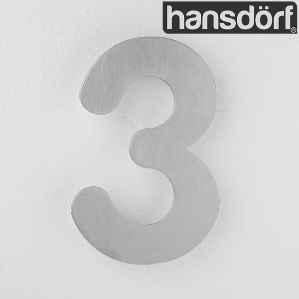 Buy House Number - Stainless Steel - 150mm - 3 - MyDeal Australia
