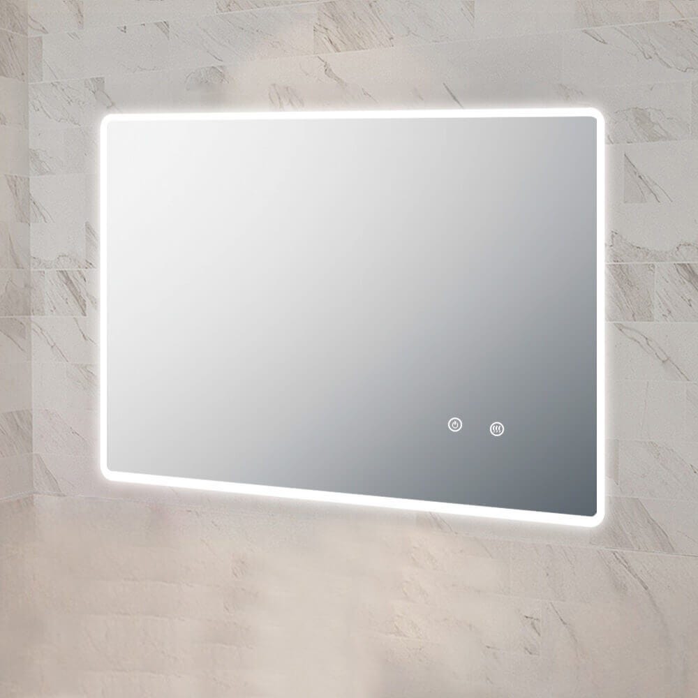 Buy NAVONA LED Bathroom Mirror - Rectangle Curved Rim - 3-Colour ...
