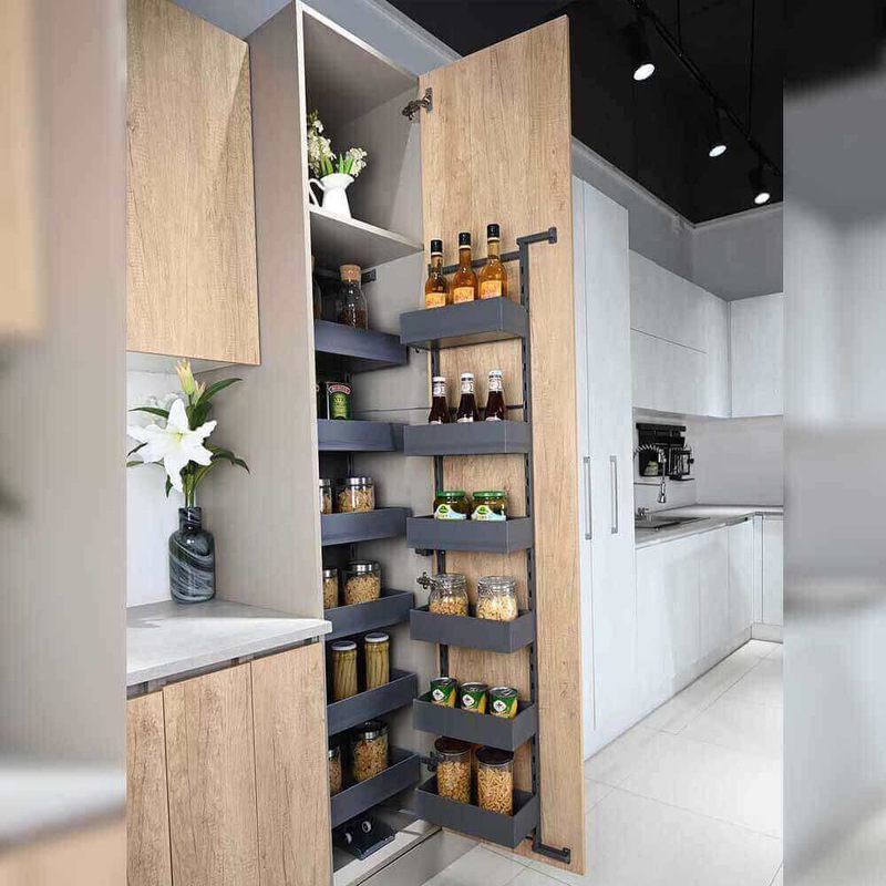 Buy Elite Nero Open-Out Tandem Pantry - 1700mm Height - for 450mm Wide ...