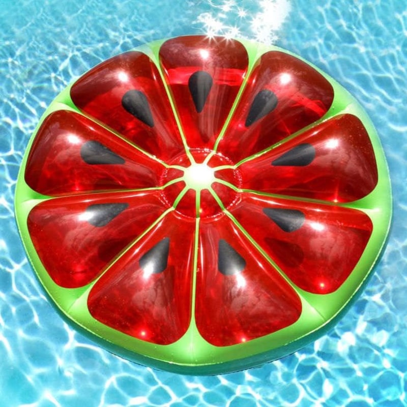Buy Inflatable Jumbo Watermelon Fruit Slice Pool Float - MyDeal