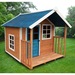 Blue Roof Cubby Wooden Outdoor Kids Playhouse | Buy Cubby Houses ...