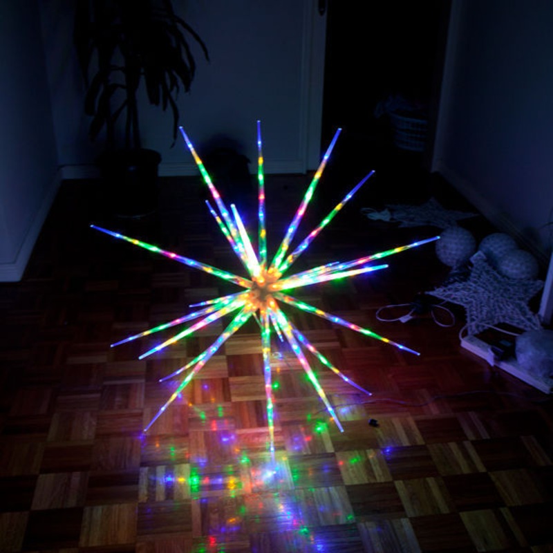 Buy 160 LED Blast Ice Star Ball Christmas Light Decoration Multi Color ...