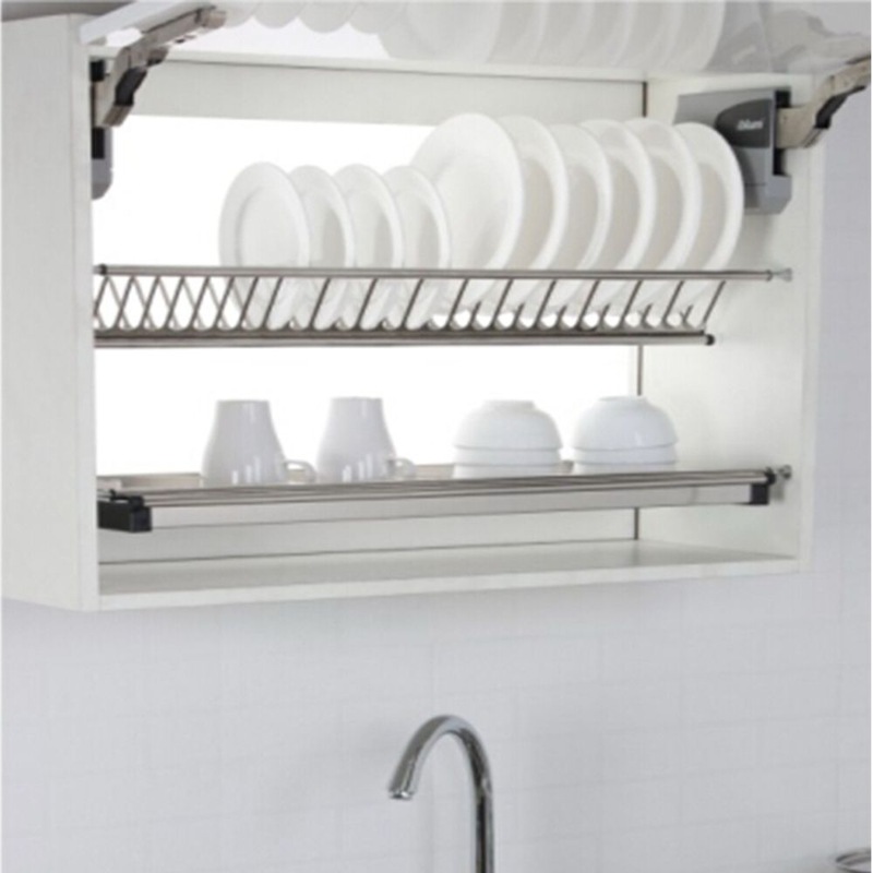 Buy ELITE 90cm L-Shape Kitchen Cupboard Dish Rack - MyDeal