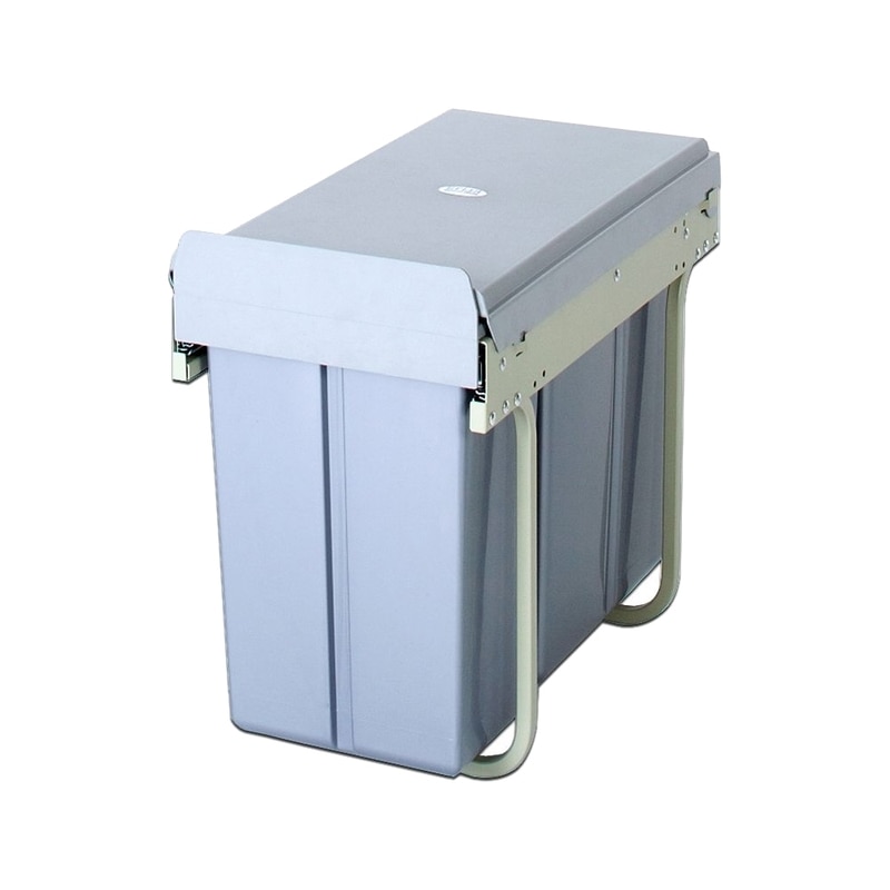 Buy ELITE DOMESTIQUE 30L Twin Slide-Out Slim Concealed Waste Bin (for ...