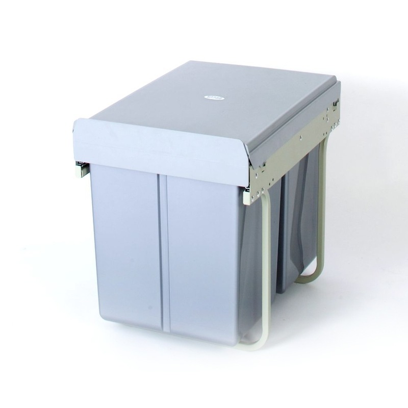 Buy ELITE Domestique 40L Twin Slide-Out Concealed Waste Bin (for 40cm ...