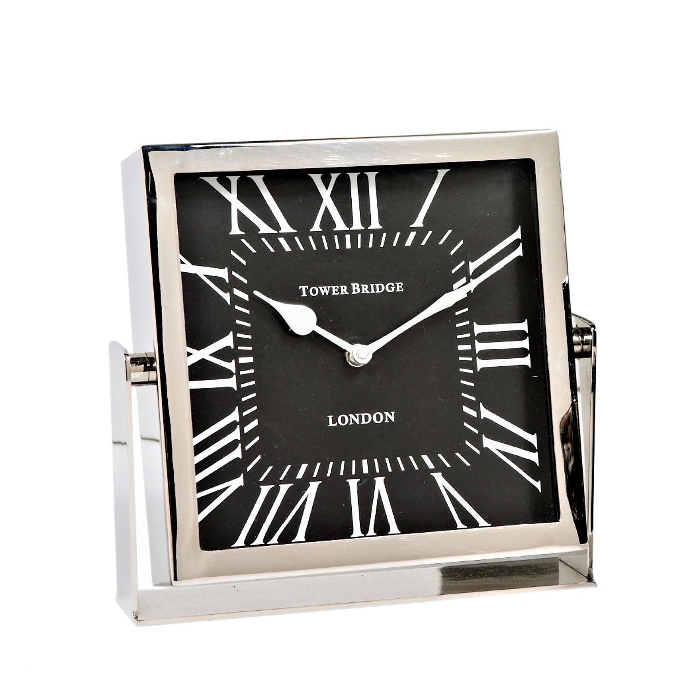 Buy SSH COLLECTION Tower Bridge 17cm Tall Desk Clock with Square Black ...