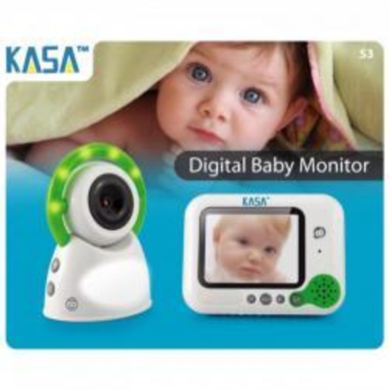 Buy NEW Genuine KASA 3.5" COLOUR LCD SECURE 2.4GHz DIGITAL BABY MONITOR ...
