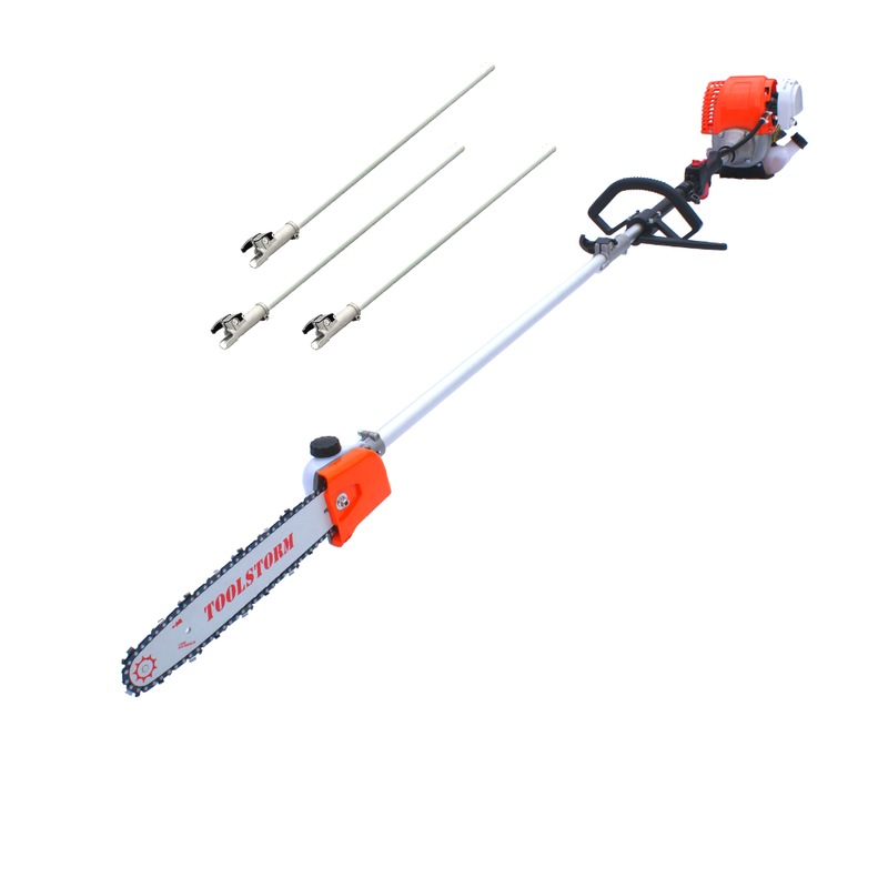 Buy 4-STROKE Pole Chainsaw Petrol Chain Saw Brush Cutter Brushcutter ...