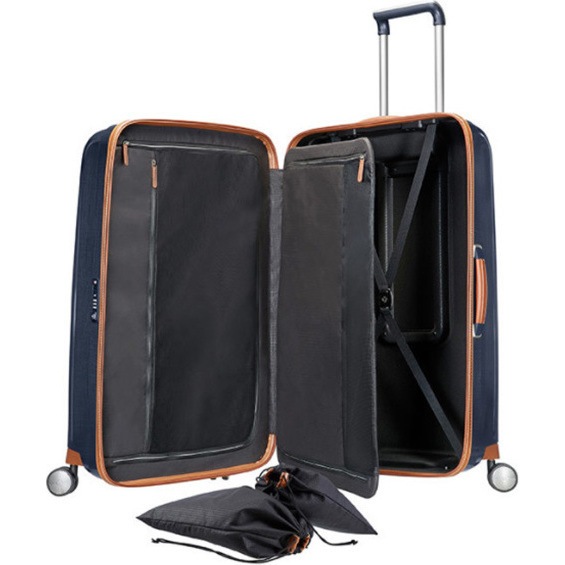 Buy Samsonite Lite Cube Deluxe Large Suitcase in Blue - MyDeal Australia