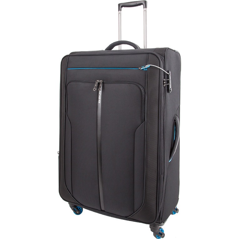 Buy Samsonite Lite Sphere Suitcase in Black 71cm - MyDeal Australia