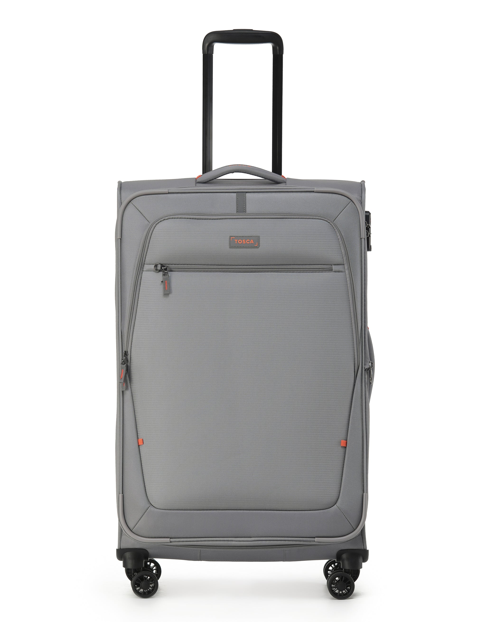 Buy TOSCA Luna Lite 77cm Soft Large Suitcase - Grey - MyDeal Australia