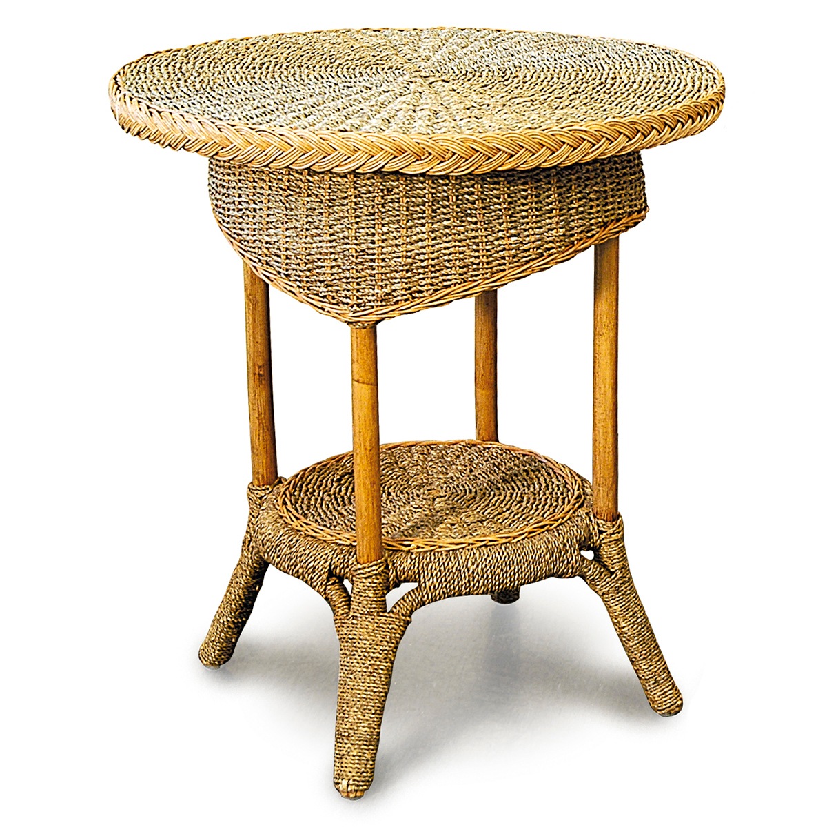Buy Syracuse Seagrass Round Side Table Natural - MyDeal Australia