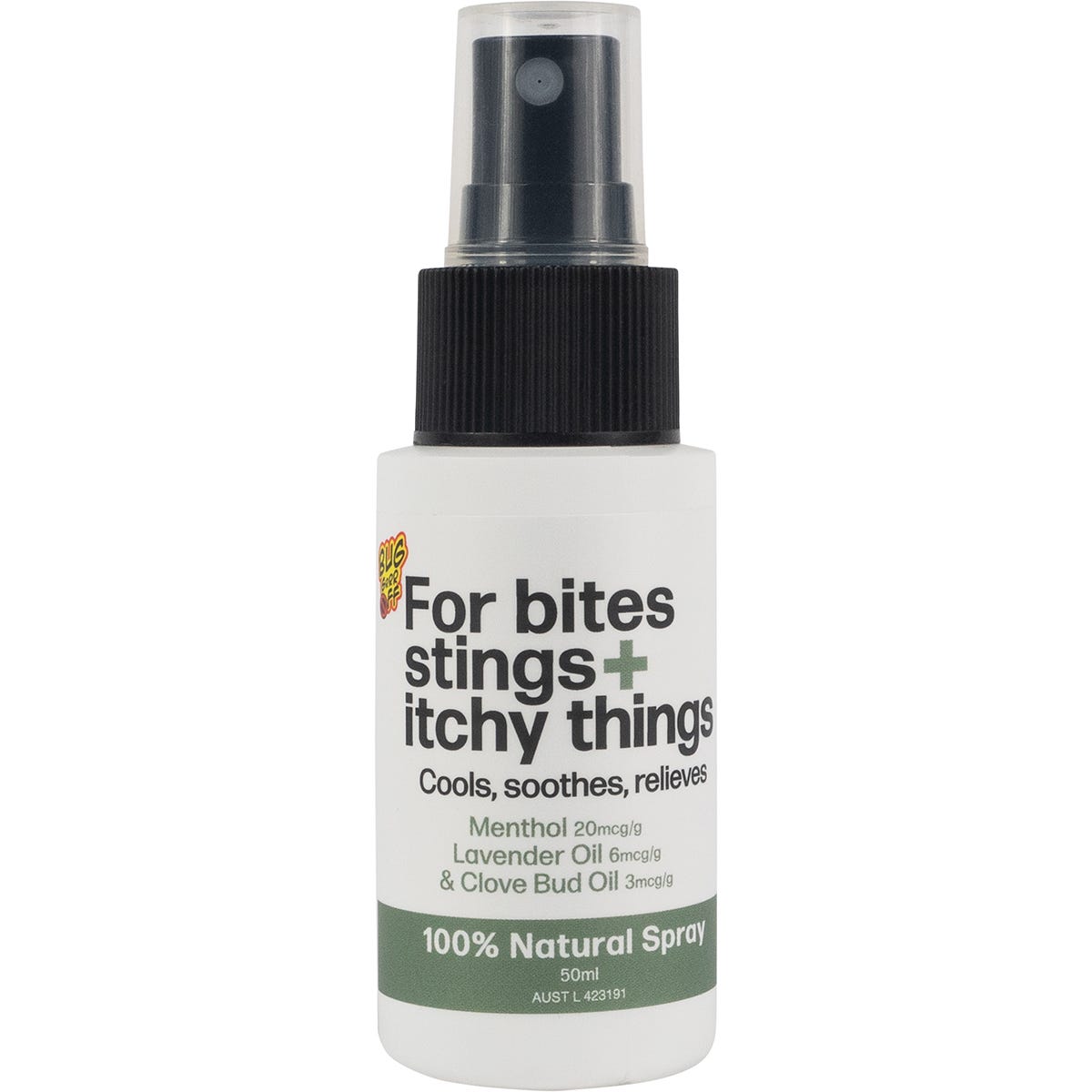Buy For bites stings + itchy things 100% Natural Spray 50ml - MyDeal ...