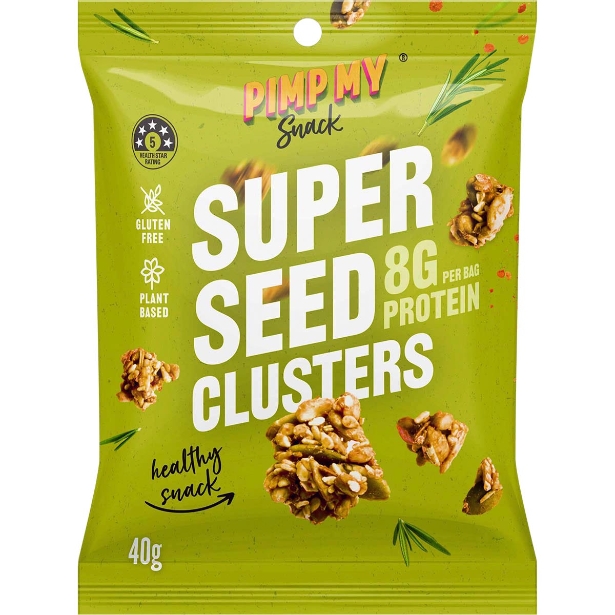 Buy Super Seeds Clusters 12x40g - MyDeal Australia