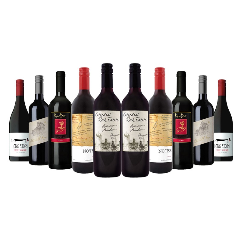 Buy Grape Gallery Red Wines Mixed - 10 Bottles : Captivating Blend of ...