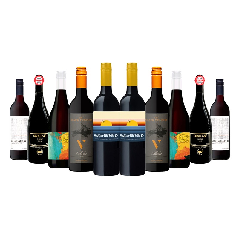 Buy Red Wine Revolutionary Mixed - 10 Bottles - MyDeal