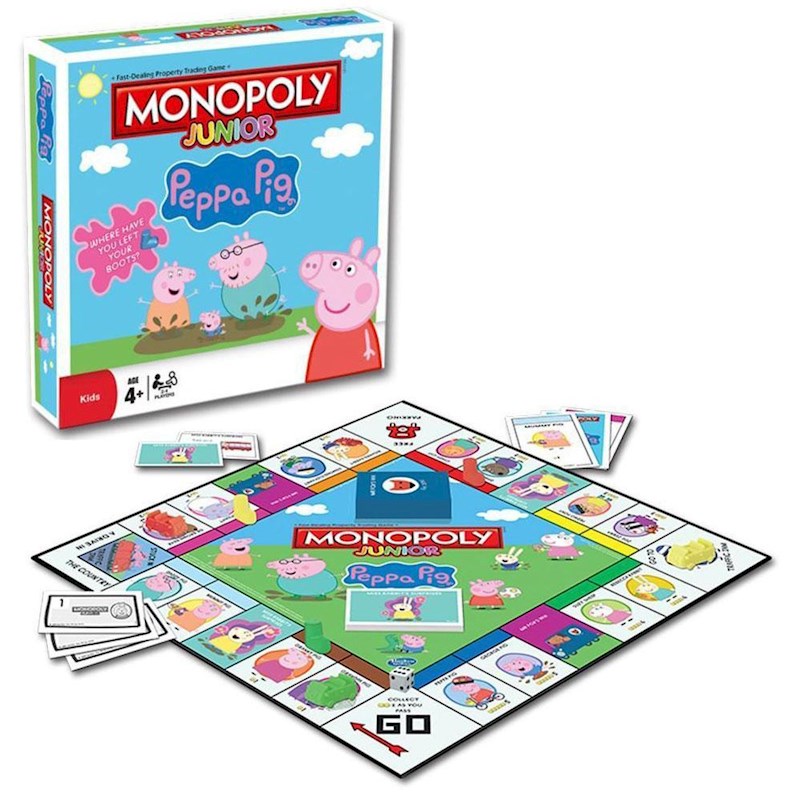 Buy Monopoly Jnr - Junior Peppa Pig - MyDeal Australia