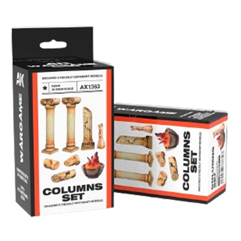 Buy Ak Interactive - Resins - Wargame Resin Scenery - Columns Set ...