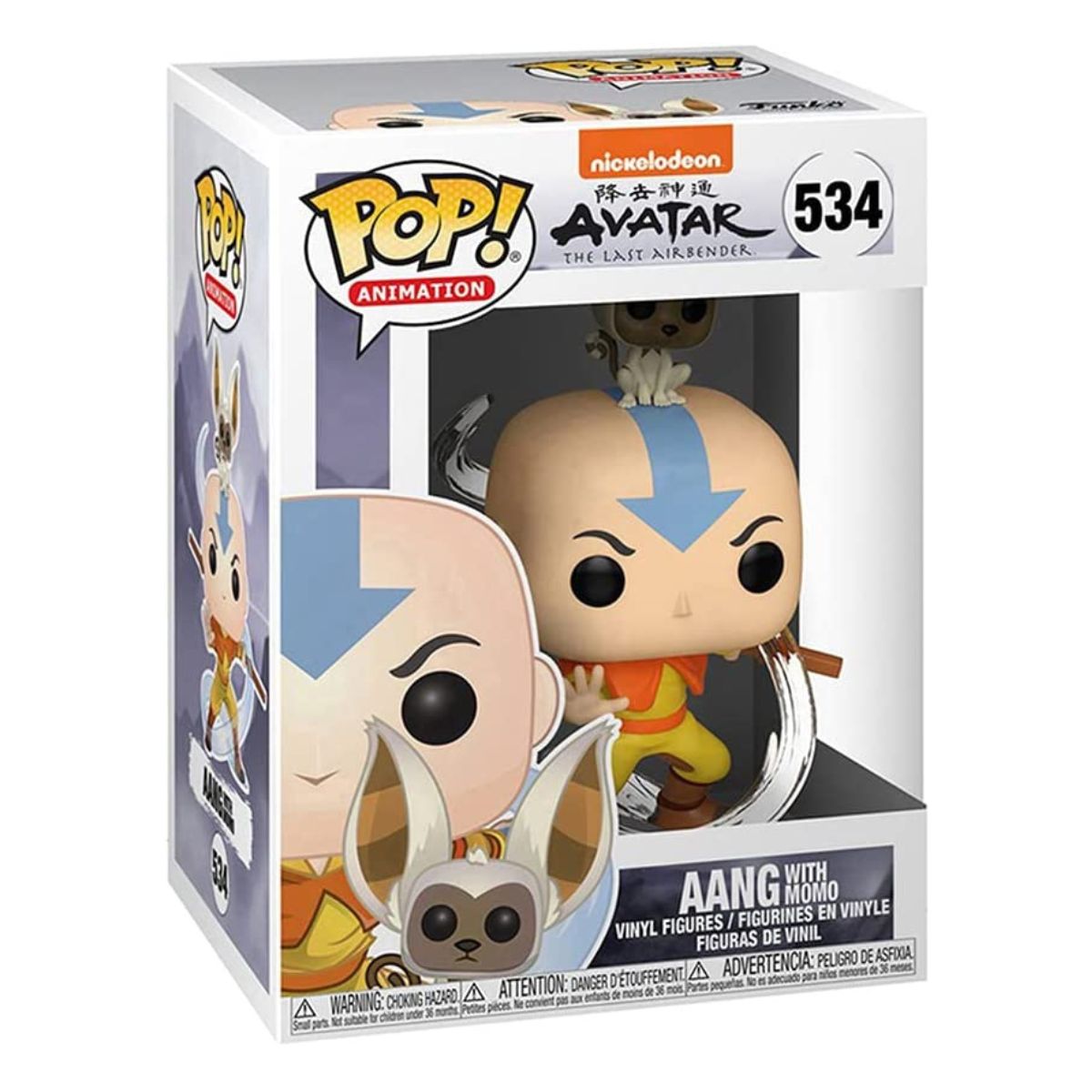 Buy Avatar The Last Airbender - Aang with Momo Pop! Vinyl - MyDeal ...