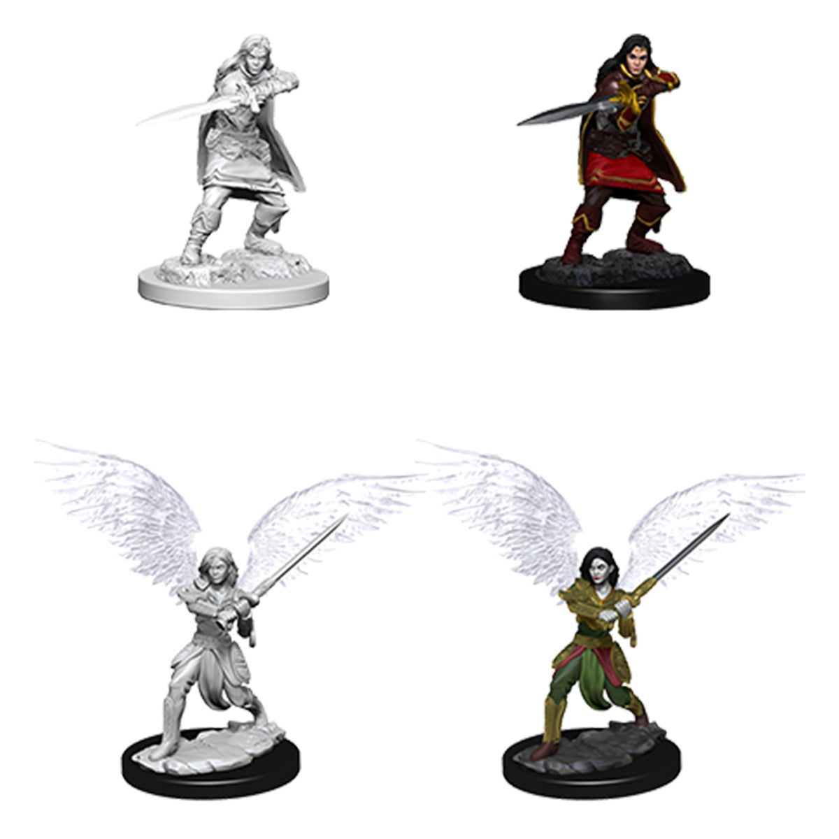 Buy D&D Nolzurs Marvelous Unpainted Miniatures Female Aasimar Fighter ...