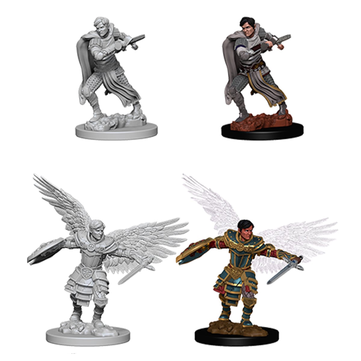 Buy D&D Nolzurs Marvelous Unpainted Miniatures Male Aasimar Fighter ...