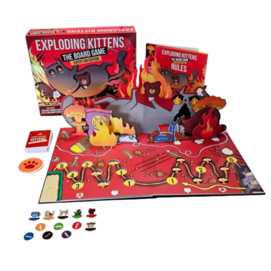 Buy Exploding Kittens The Board Game Super Fan Edition - MyDeal Australia