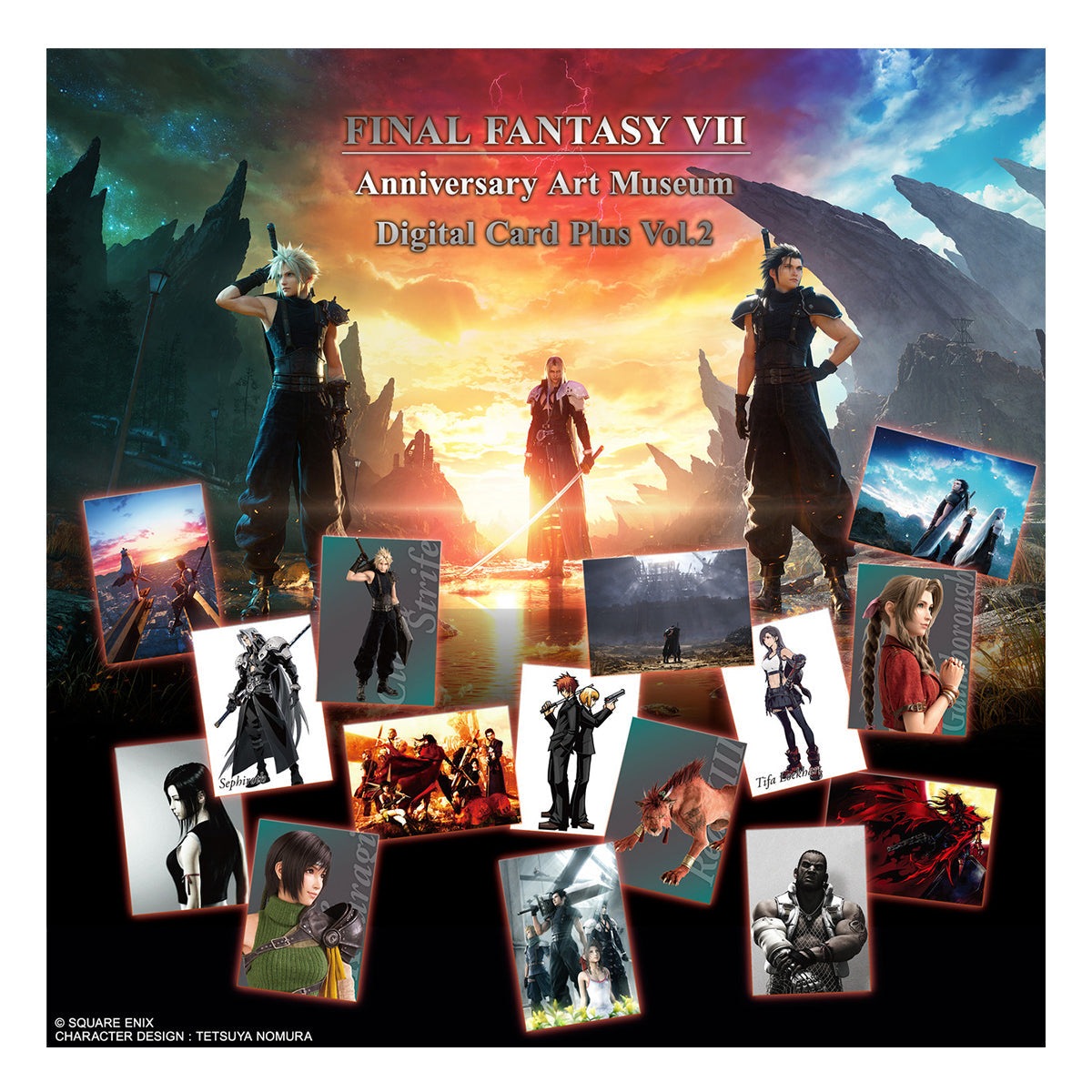 Buy Final Fantasy VII Anniversary Art Museum Digital Card Plus Vol. 2 ...