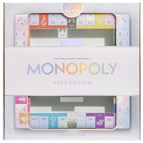 Buy Monopoly Glass Aura Edition - MyDeal Australia