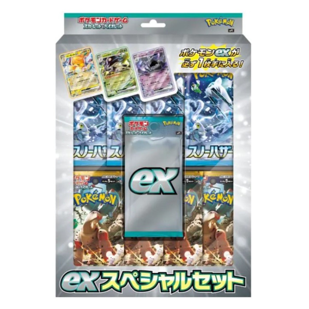 Buy Pokemon Scarlet & Violet Snow Hazard Clay Burst ex Special set ...