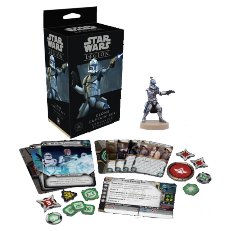 Buy Star Wars Legion Clone Captain Rex Commander Expansion - MyDeal
