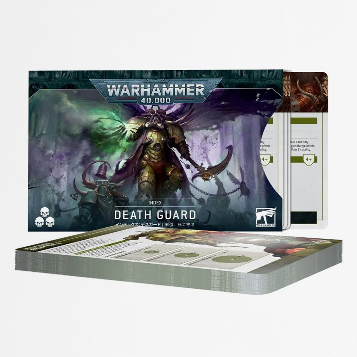 Buy Warhammer 40K Index Cards Death Guard - MyDeal Australia