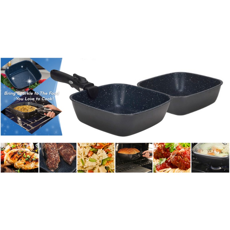 Flavorstone Diamond 22cm & 24cm Deep Pan Set | Buy Cookware Sets ...