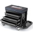 Buy BULLET Pro Rolling Tool Box Stool Mechanic Creeper Toolbox Seat ...