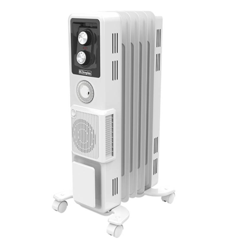 Buy Dimplex 1.5kW Oil Column Heater w/ Timer & Turbo Fan - Arctic White ...
